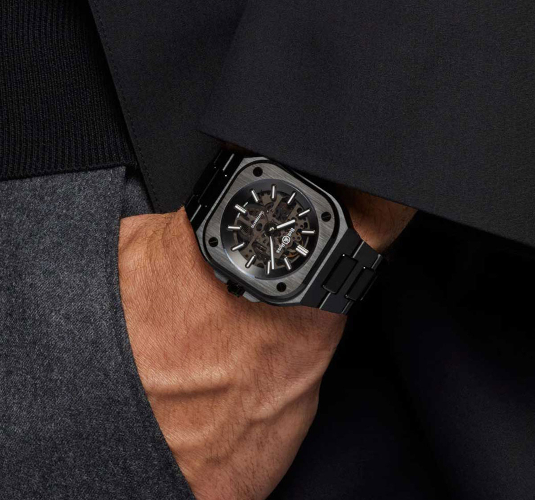 BR 05 Skeleton Black Ceramic - Bell&Ross - gmtitalia.com