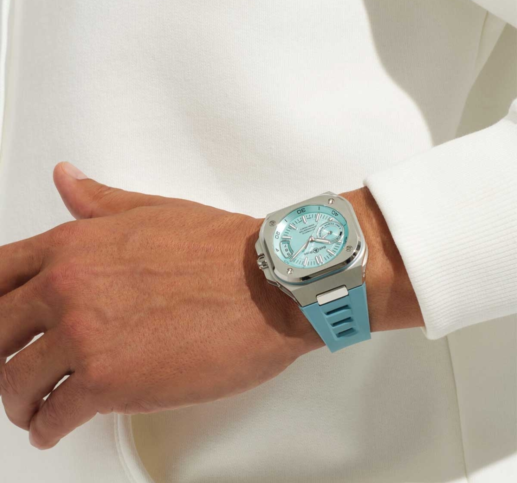 BR-X5 Ice Blue Rubber - Bell&Ross - gmtitalia.com