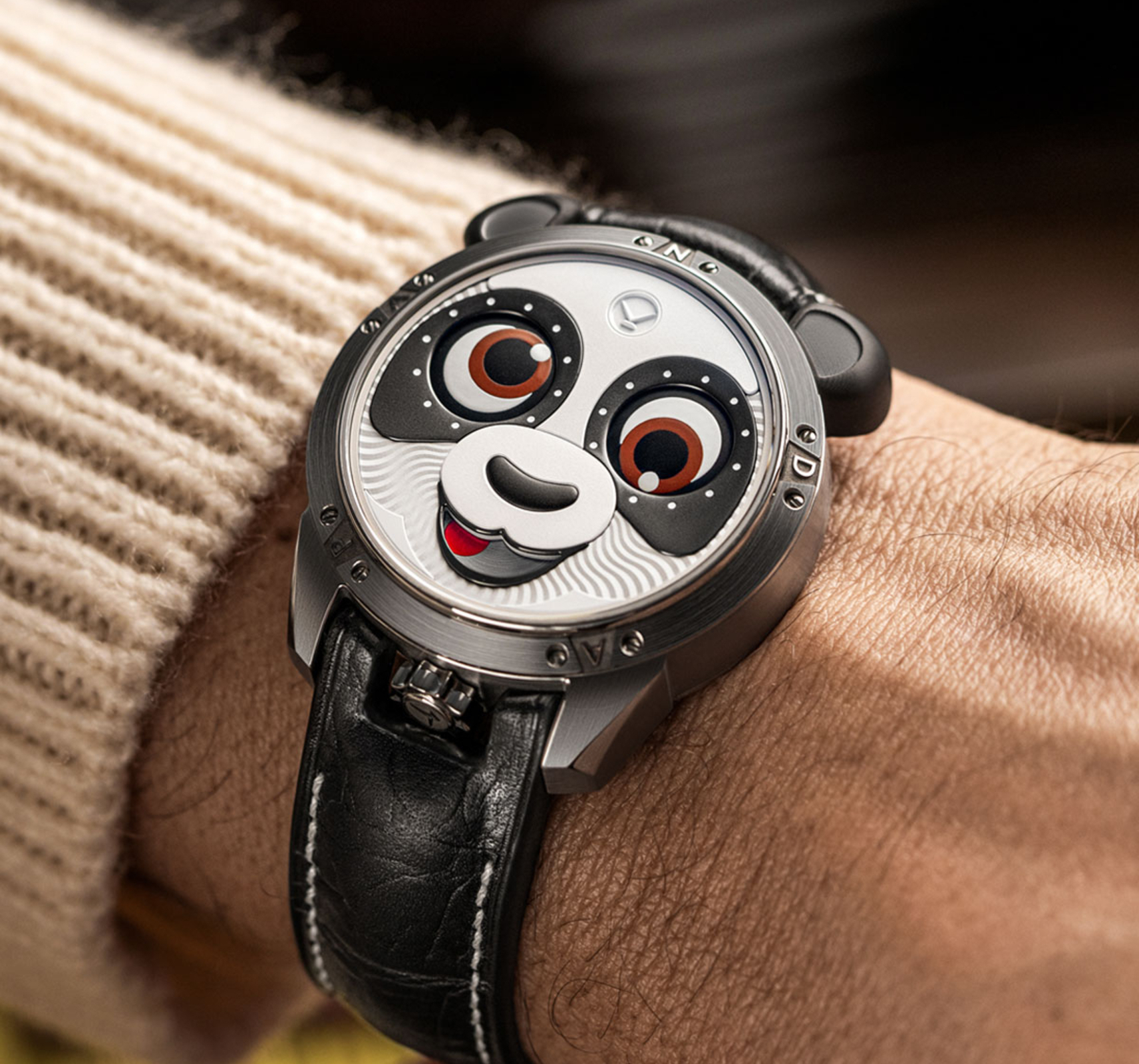 Konstantin Chaykin Panda Titanium – Wristmon “Panda” in Titanium