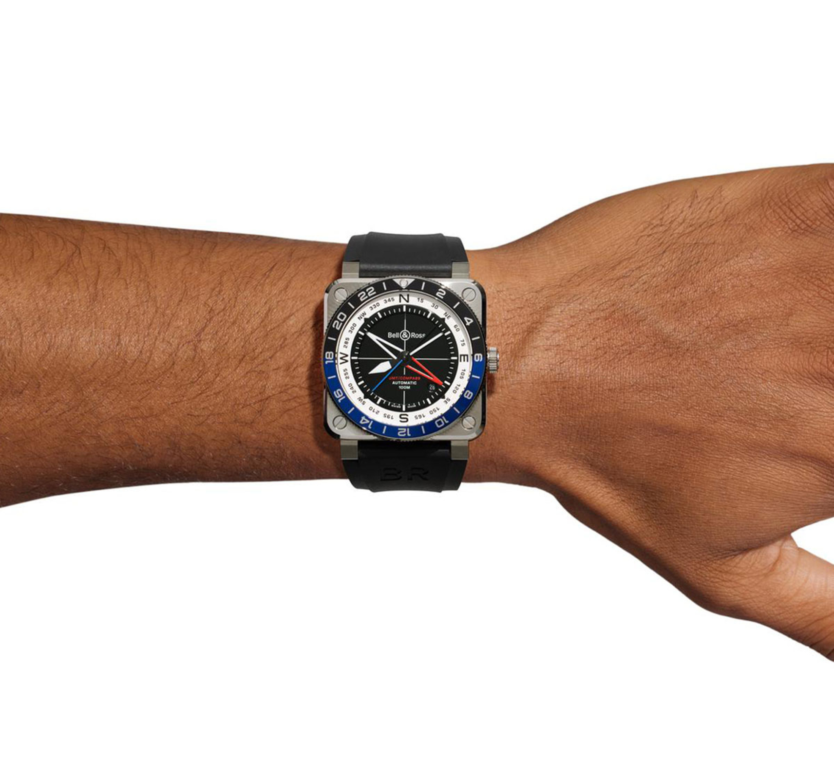 Bell & Ross BR‑03 GMT Compass – 42 mm GMT & Compass Tool Watch