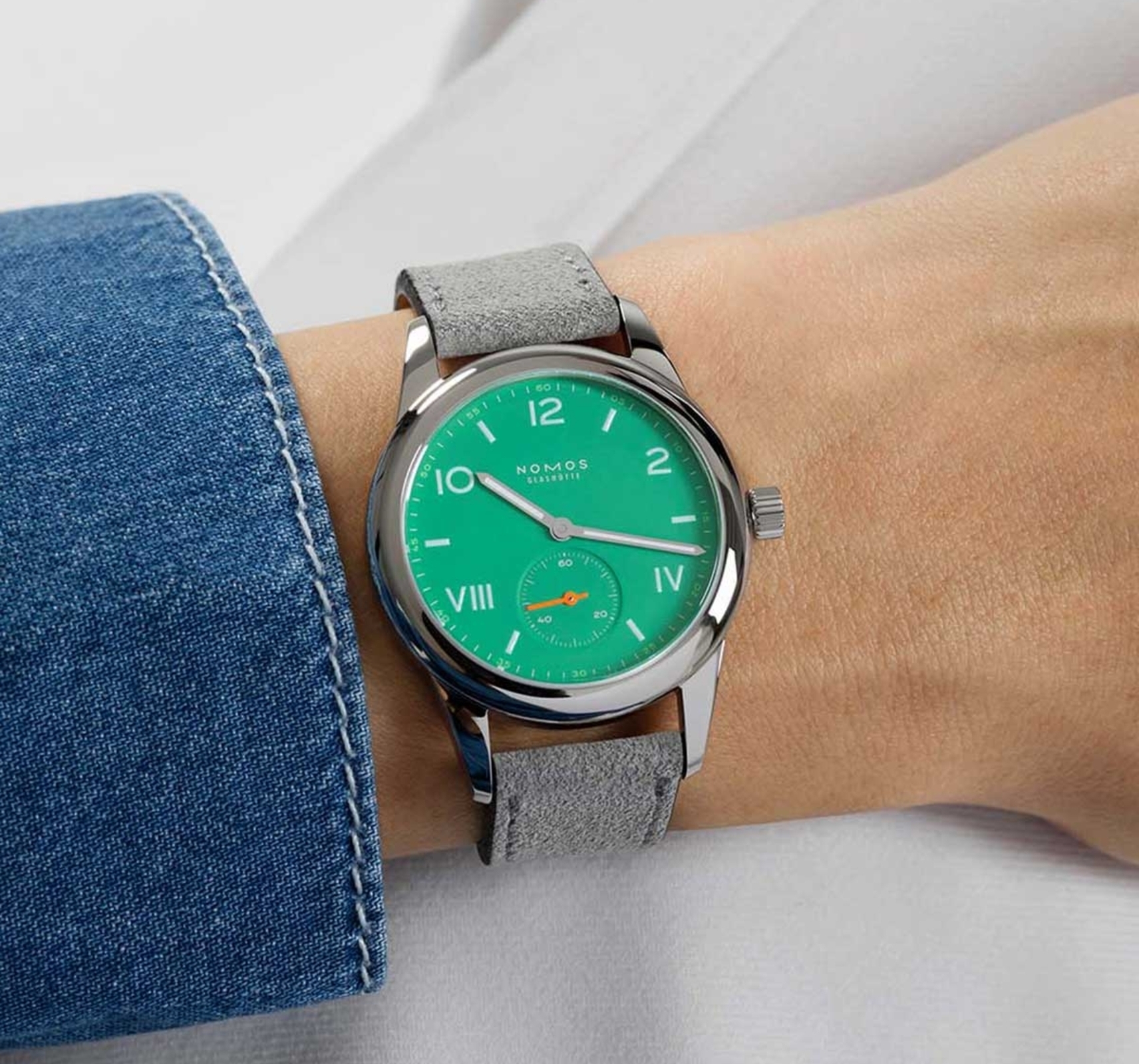 Club Campus 36 Electric Green - Nomos Glashütte - gmtitalia.com